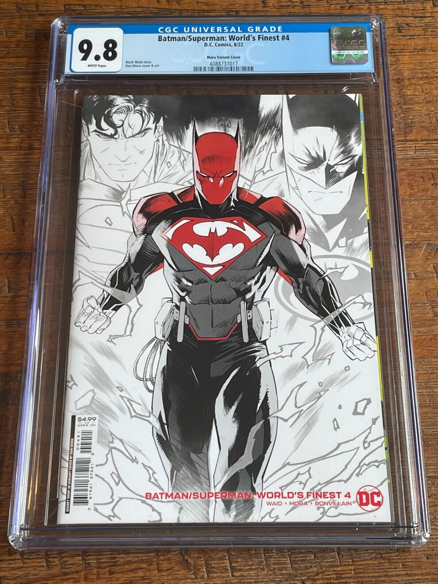 BATMAN SUPERMAN WORLD'S FINEST #4 CGC 9.8 DAN MORA FUSION VARIANT FIRS – East Side Comics