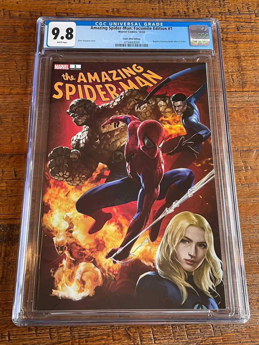 AMAZING SPIDER-MAN #1 FACSIMILE CGC 9.8 SKAN SRISUWAN EXCL VARIANT LIM – East Side Comics
