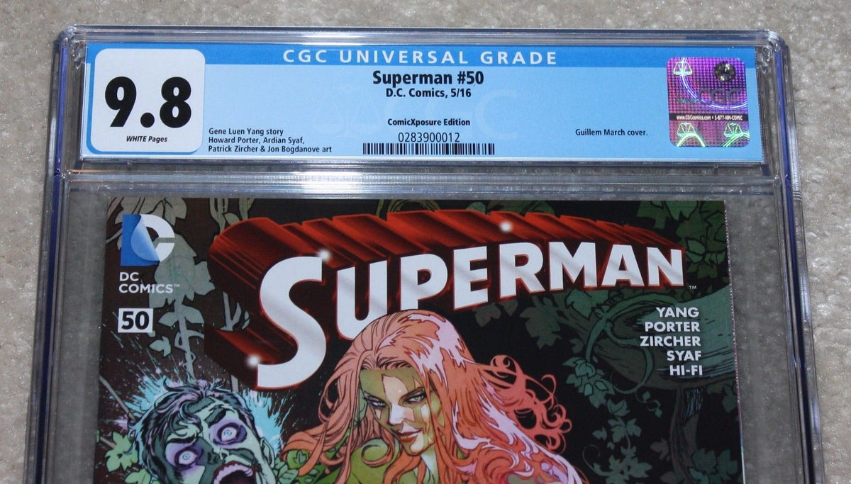 SUPERMAN 50 CGC 9.8 GUILLEM MARCH HARLEY QUINN POISON IVY INTERLOCK VA – East Side Comics