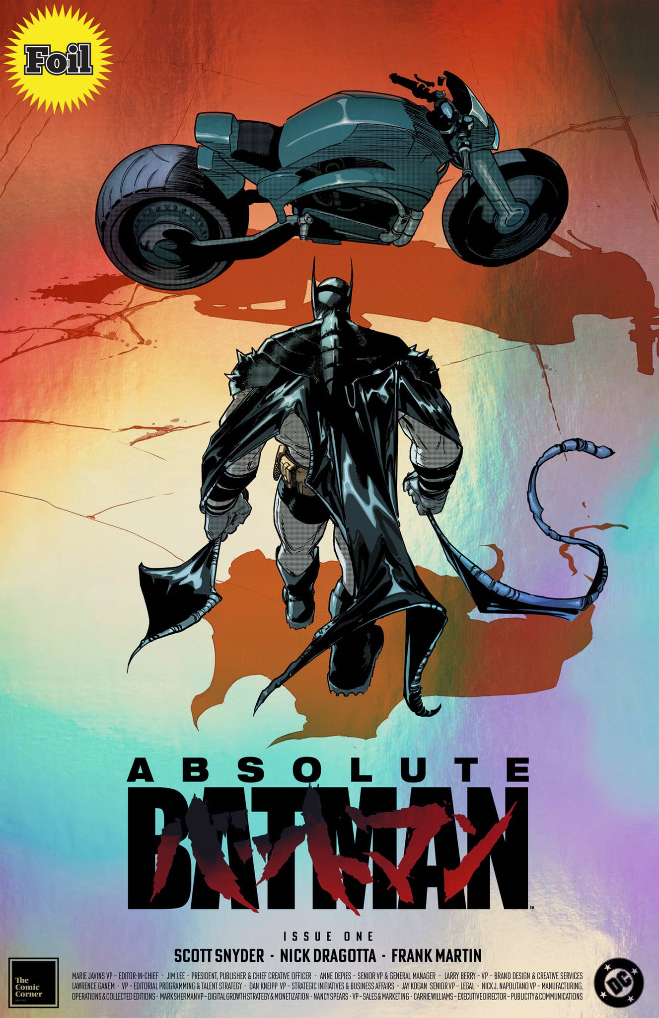 ABSOLUTE BATMAN #1 EXCL AKIRA "FOIL" (10th PRINT) VARIANT JAVIER FERNA ...