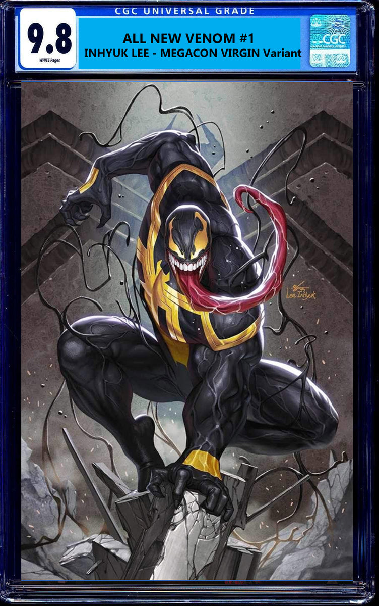 ALL NEW VENOM #1 CGC 9.8 INHYUK LEE MEGACON 2025 EXCL "VIRGIN" VARIANT ...