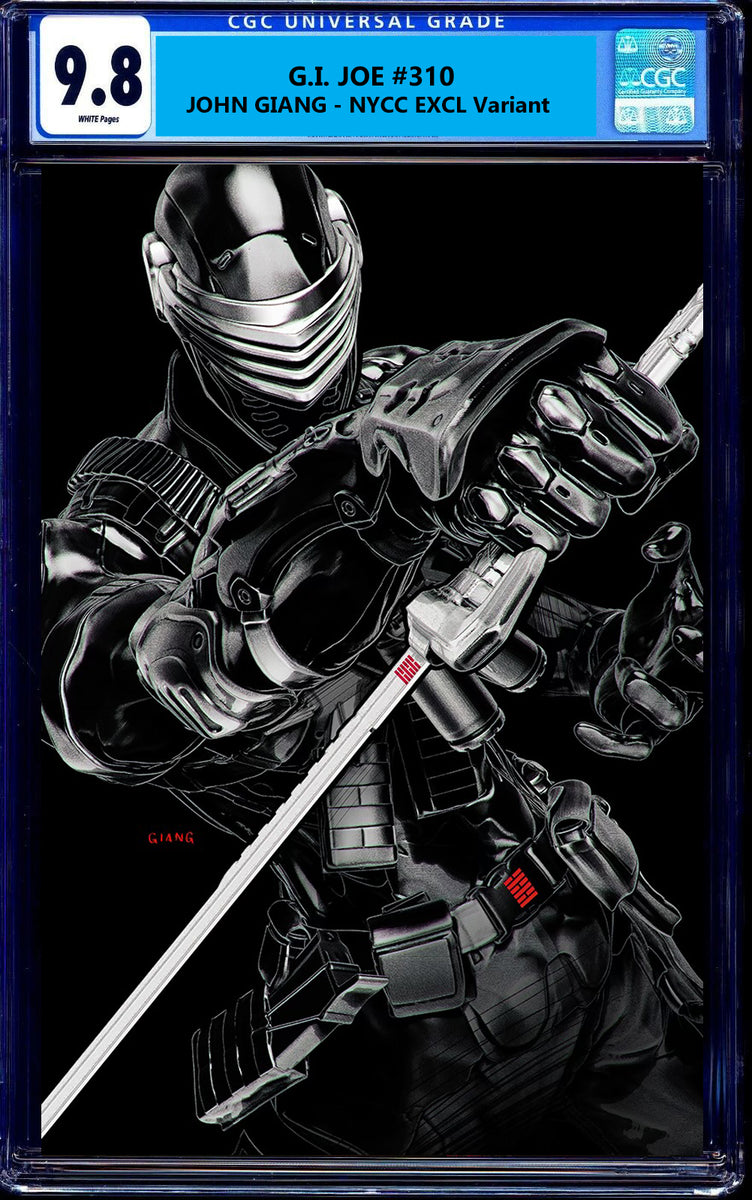 G.I. JOE #310 CGC 9.8 NYCC 2024 EXCL JOHN GIANG SNAKE-EYES "NEGATIVE ...