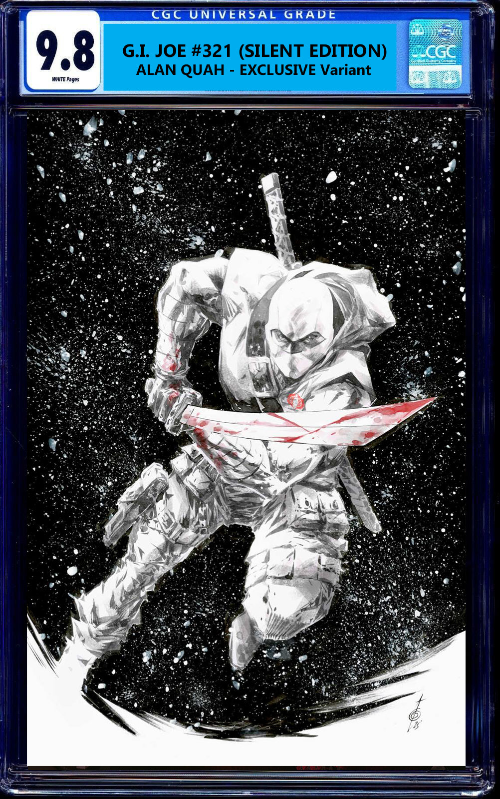 G.I. JOE #321 CGC 9.8 ALAN QUAH NYCC 2025 EXCL SILENT EDITON STORM SHA ...