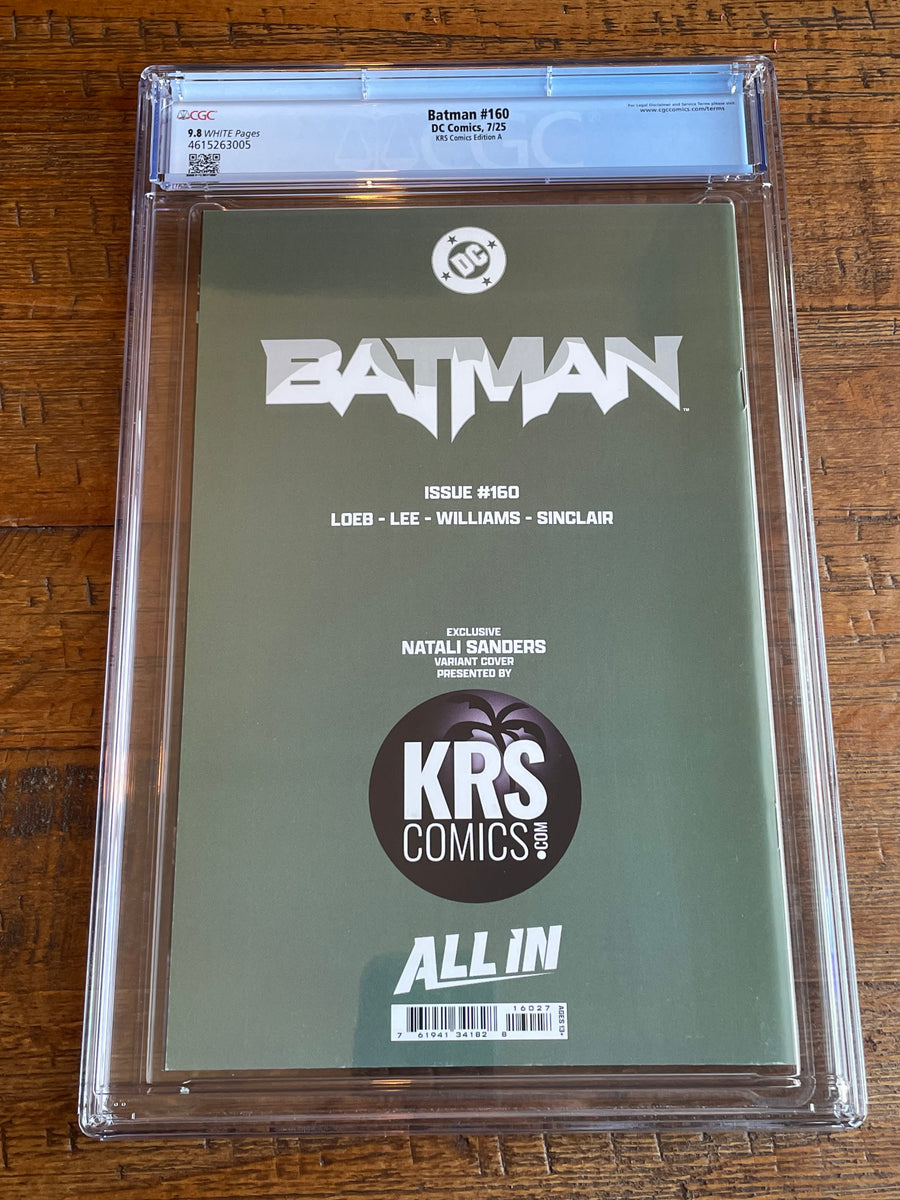BATMAN #160 CGC 9.8 NATALI SANDERS EXCL POISON IVY VARIANT HUSH 2 SEQU ...