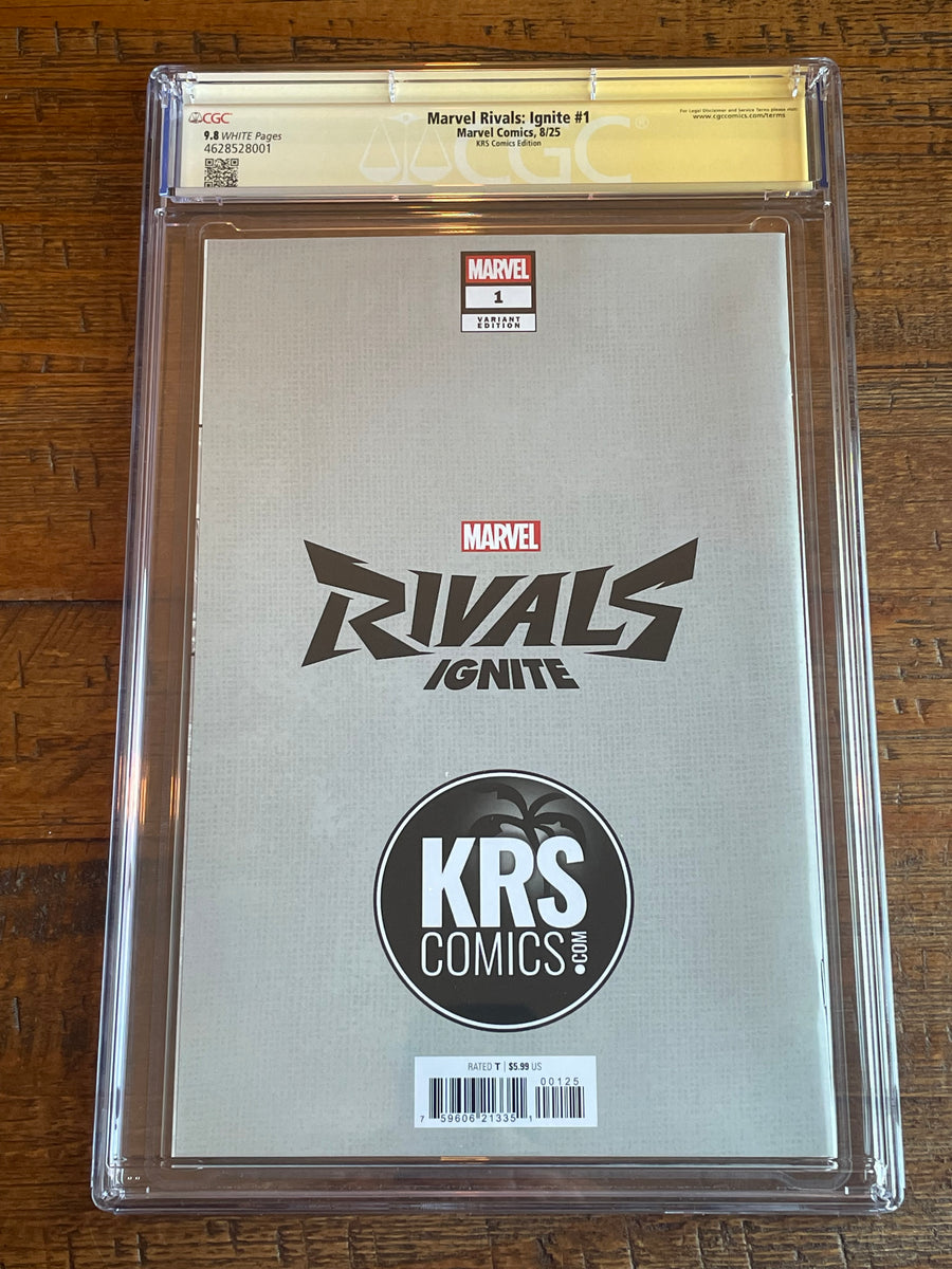 MARVEL RIVALS IGNITE #1 CGC SS 9.8 GODTAIL SIGNED EXCL PSYLOCKE VARIAN ...