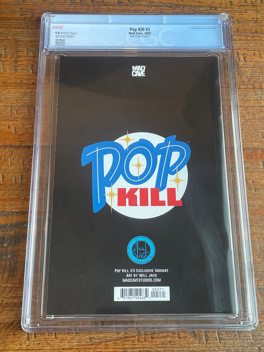 POP KILL #3 CGC 9.8 WILL JACK EXCL "SEXY THONG" STORE VARIANT-B 500 PT ...