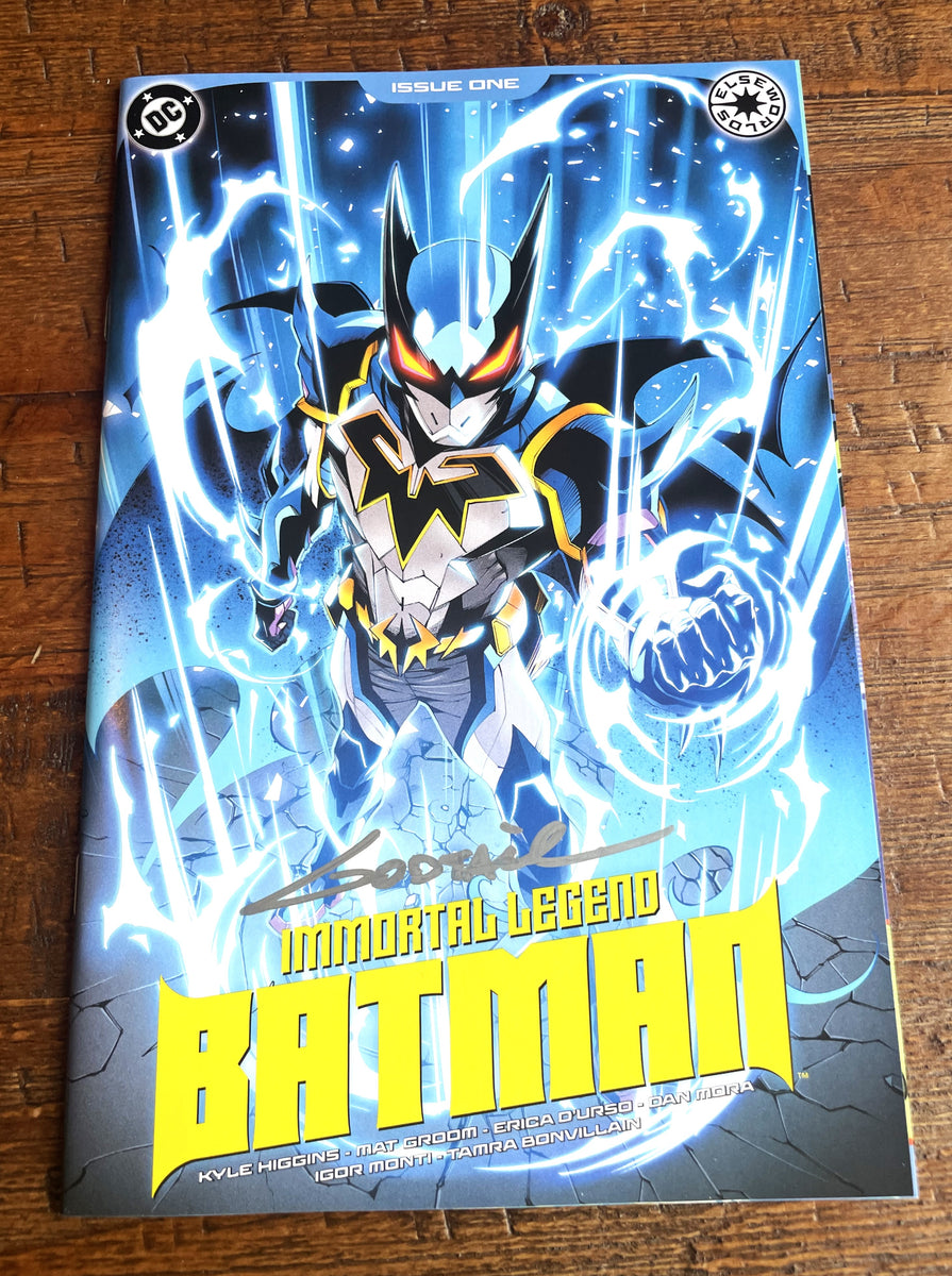IMMORTAL LEGEND BATMAN #1 GODTAIL SIGNED W/ COA EXCL VARIANT DC ELSEWO ...