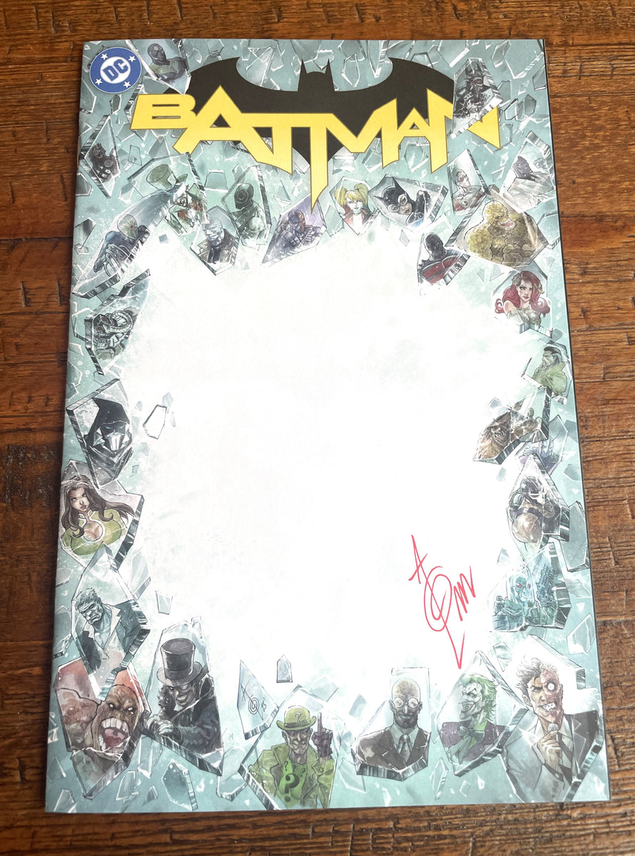 BATMAN (NEW 52) #13 ALAN QUAH SIGNED COA NYCC 2025 EXCL "BLANK BORDER ...