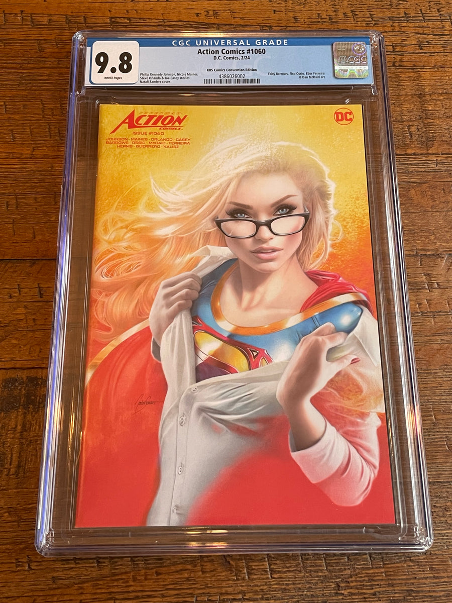 ACTION COMICS #1060 CGC 9.8 NATALI SANDERS MEGACON EXCL VARIANT LE 600 ...