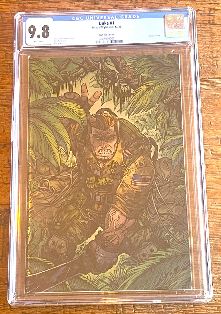 DUKE #1 CGC 9.8 MARIA WOLF EXCL "FOIL" VARIANT-B G.I. JOE TRANSFORMERS ...