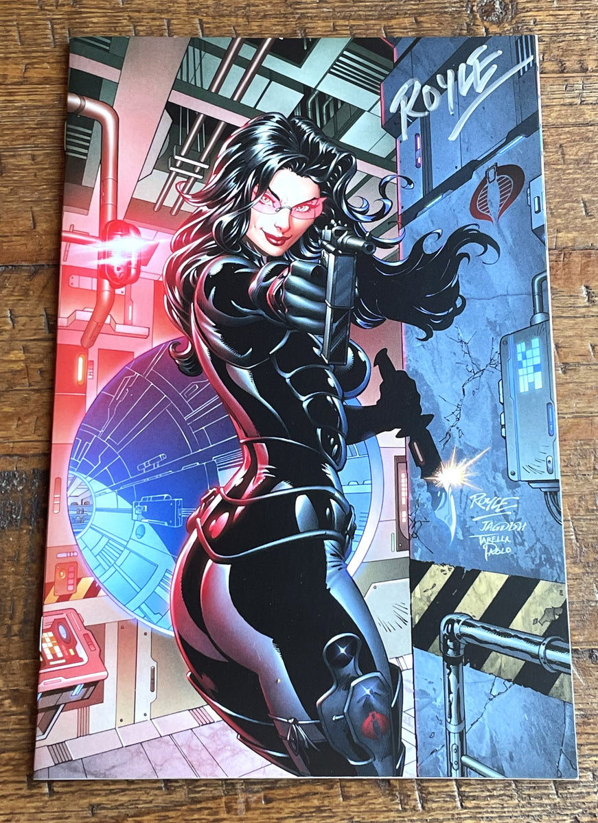 G.I. JOE A REAL AMERICAN HERO #308 JOHN ROYLE SIGNED COA BARONESS EXCL ...