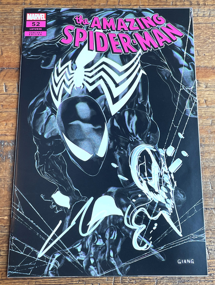 AMAZING SPIDER-MAN #52 JOHN GIANG SIGNED REMARK NEGATIVE VARIANT OPTIO ...