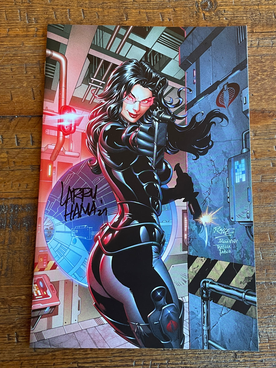 G.I. JOE A REAL AMERICAN HERO #308 LARRY HAMA SIGNED COA JOHN ROYLE EX ...