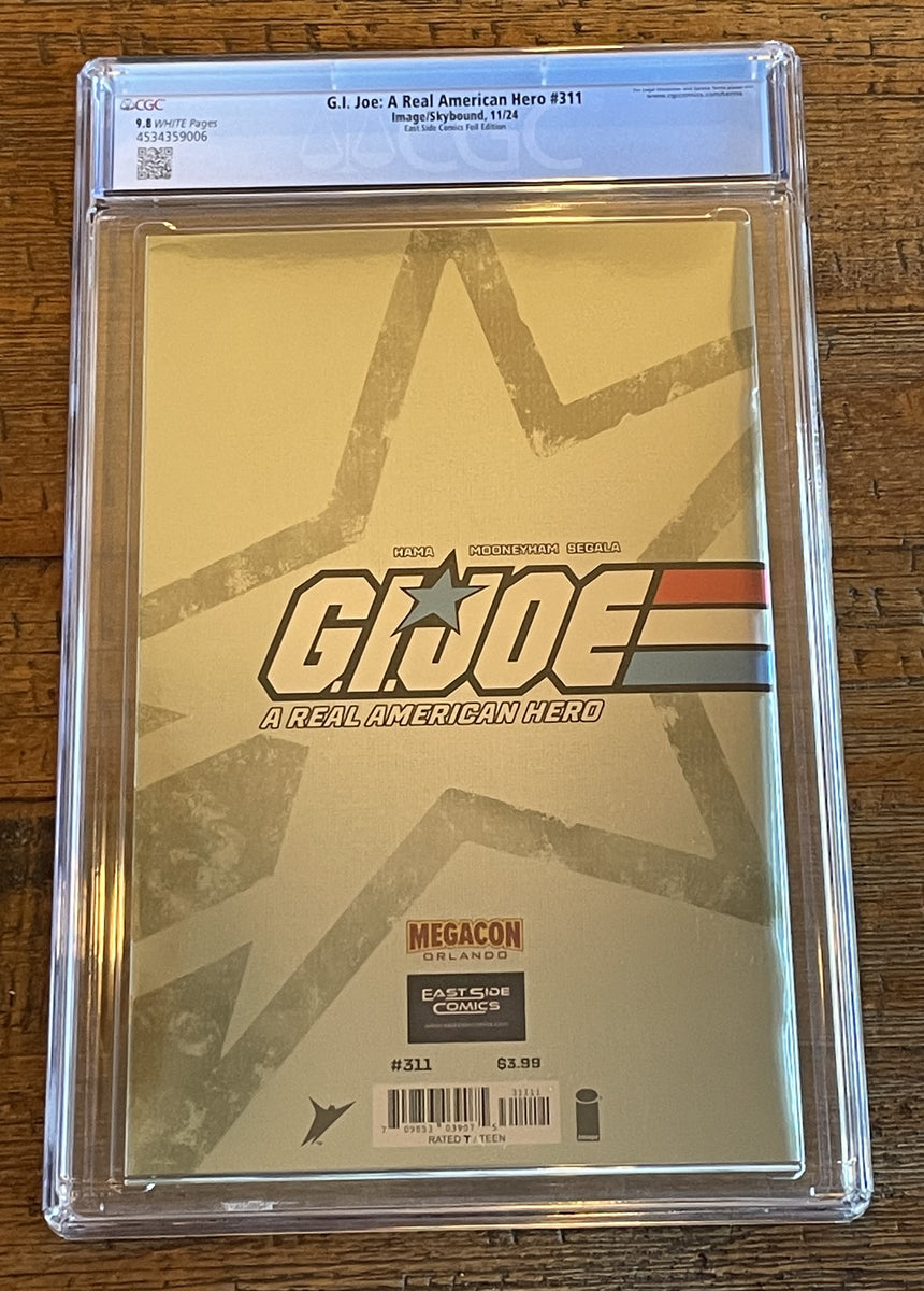 G.I. JOE #311 CGC 9.8 MEGACON 2025 EXCL MIKE MAYHEW BARONESS "FOIL" VA ...