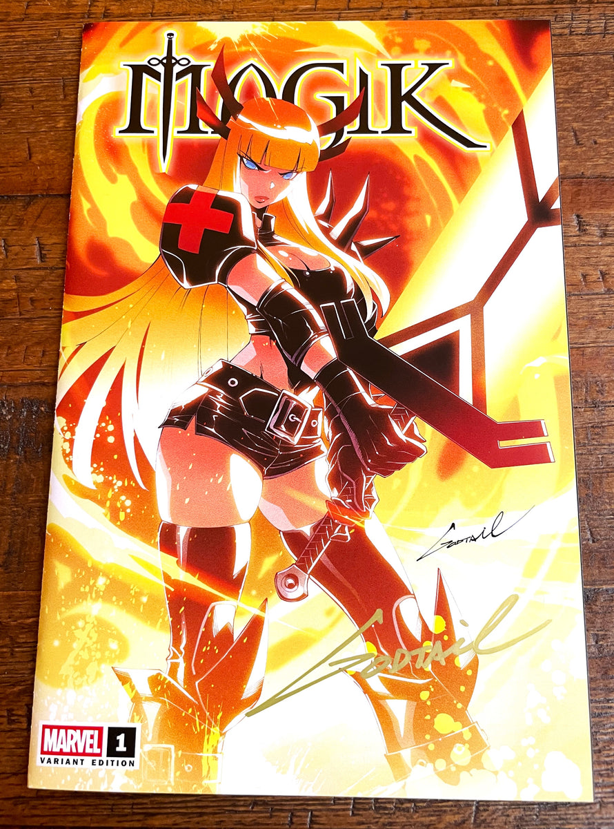 MAGIK #1 GODTAIL SIGNED EXCL VARIANT LTD TO 1000 W/ COA WOLVERINE ...