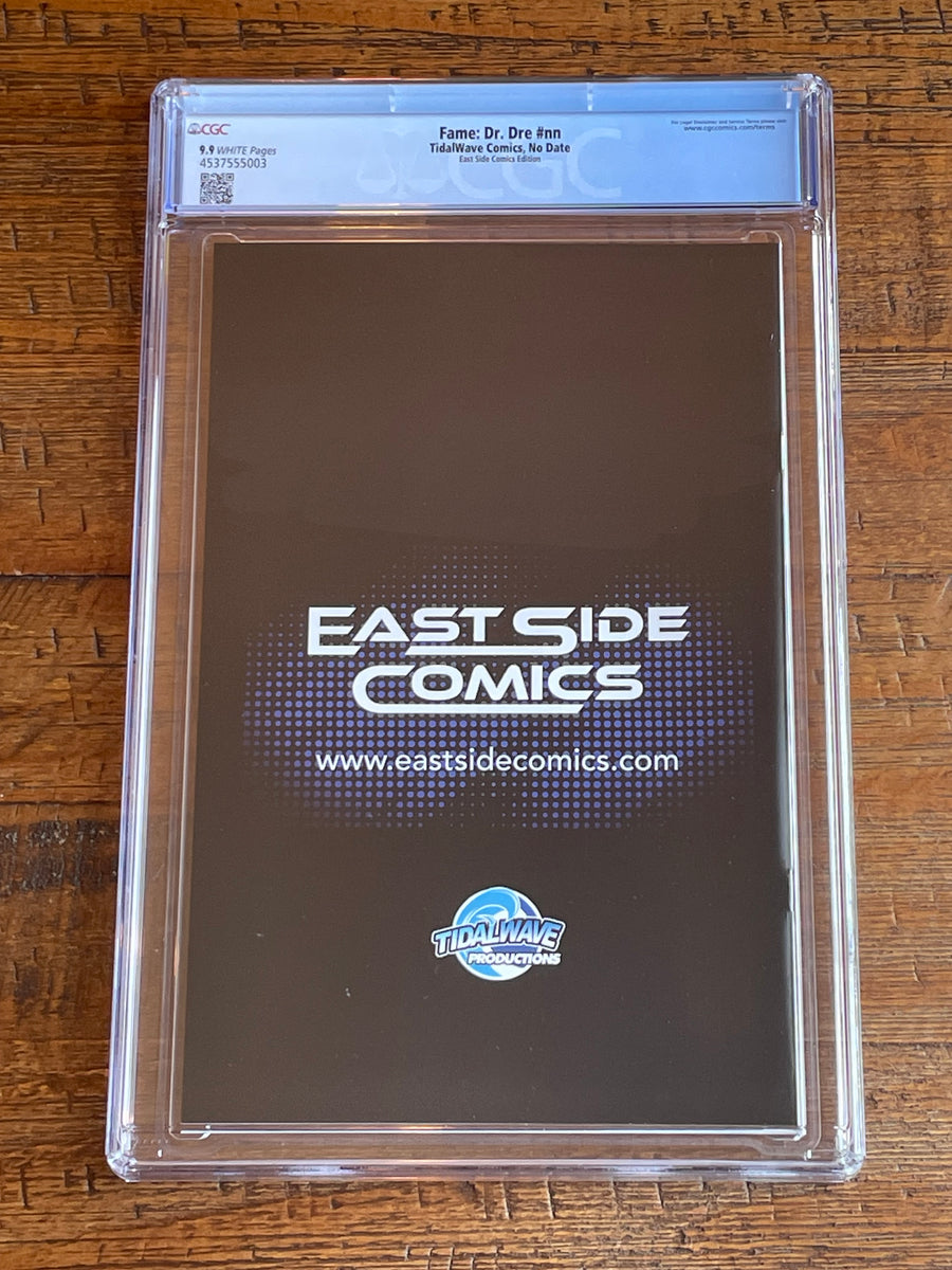 FAME: DR. DRE #1 CGC 9.9 SKAN SRISUWAN "THE CHRONIC" HOMAGE VARIANT NO ...