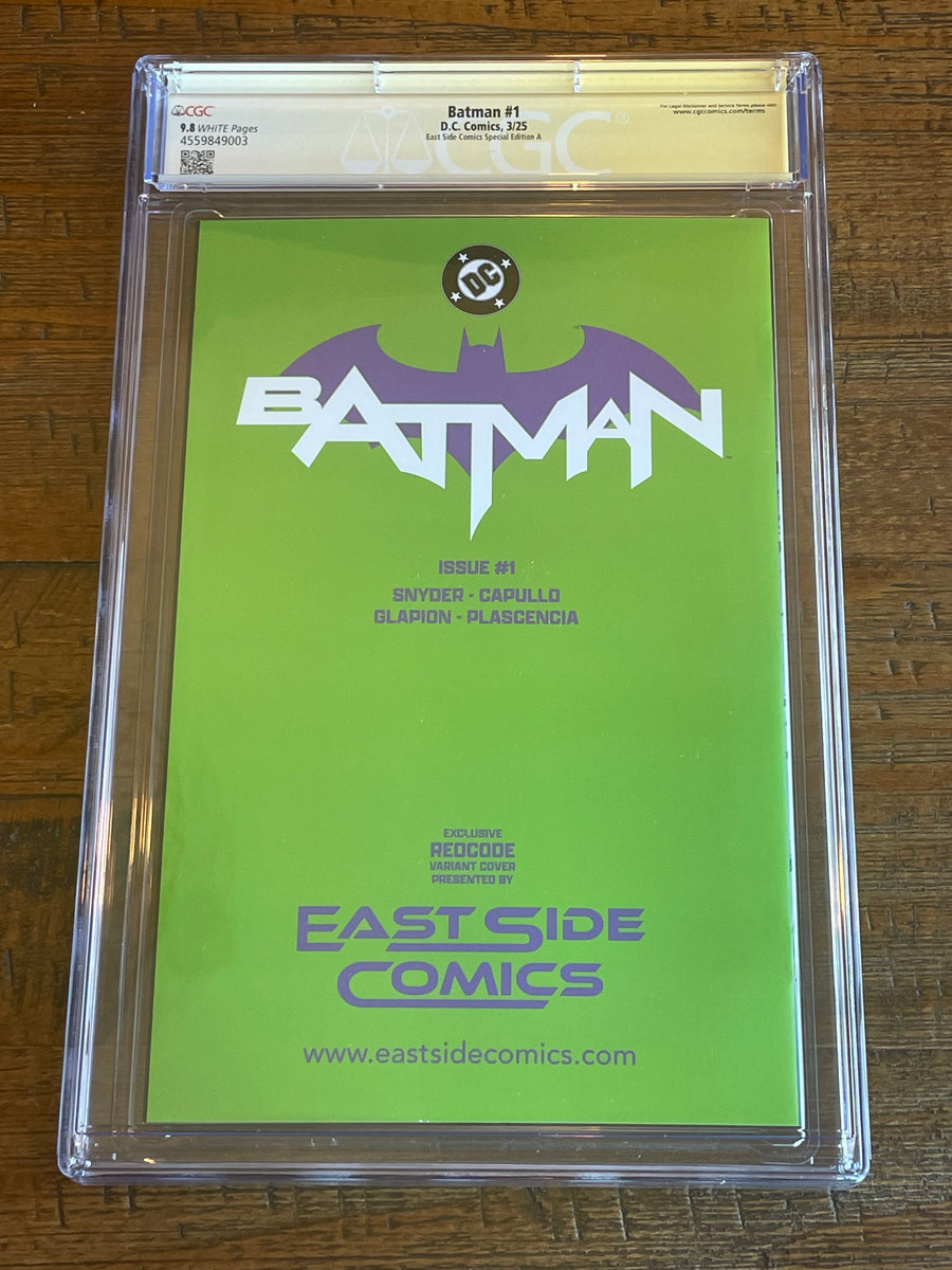 BATMAN (NEW 52) #1 CGC SS 9.8 SIGNED X3 SNYDER CAPULLO EXCL AKIRA JOKE ...