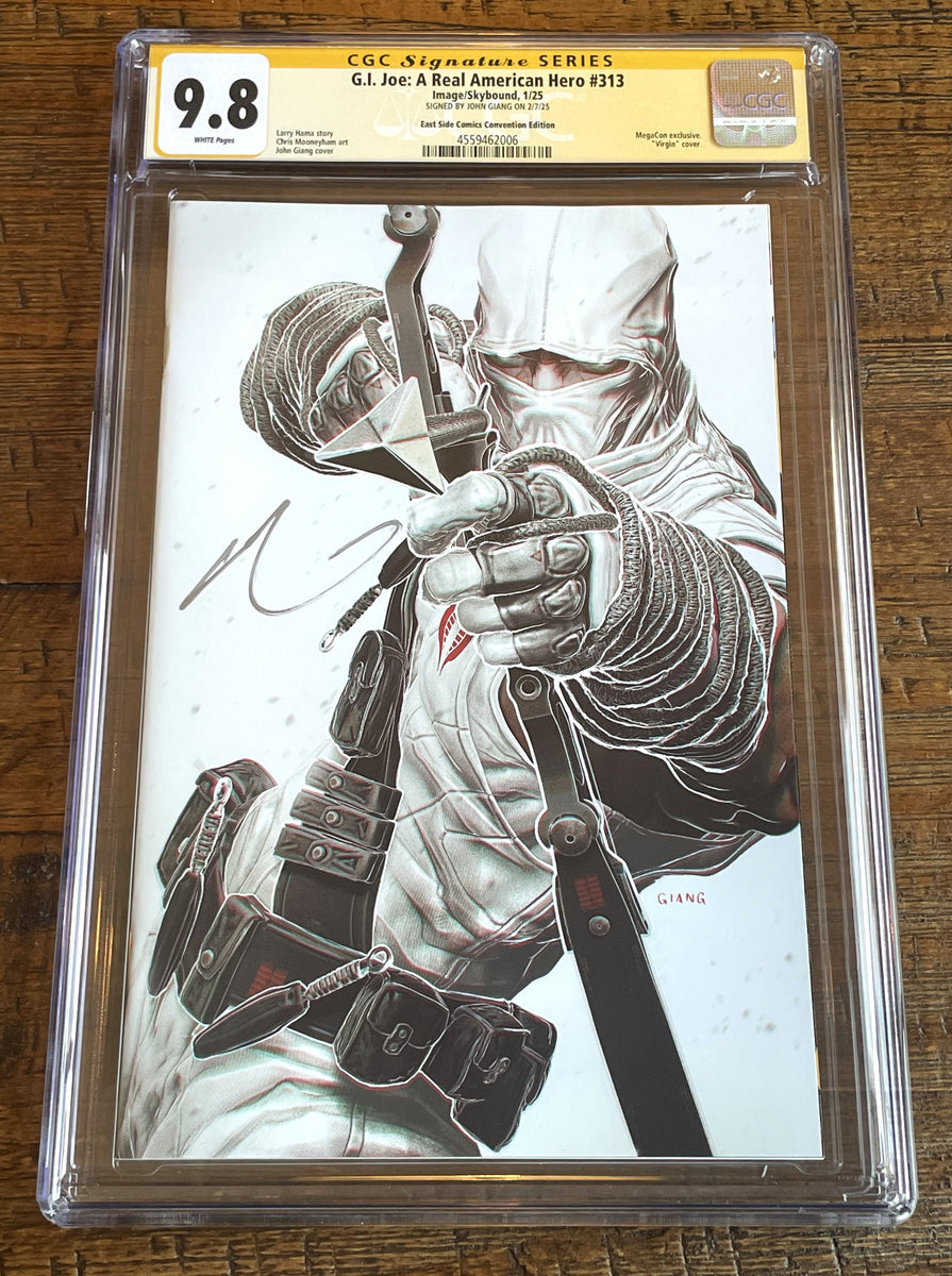 G.I. JOE #313 CGC SS 9.8 JOHN GIANG SIGNED MEGACON EXCL STORM SHADOW N ...