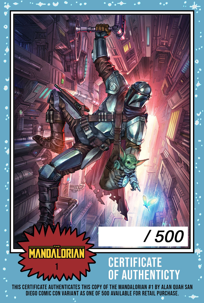 THE MANDALORIAN SEASON-2 #1 ALAN QUAH SDCC EXCL W/ COA LIMITED TO 500 ...
