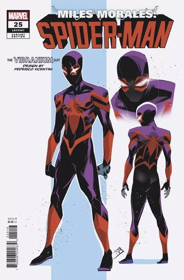MILES MORALES SPIDER-MAN #25 VINCENTINI 1:10 RI INC NEW SUIT "DESIGN ...