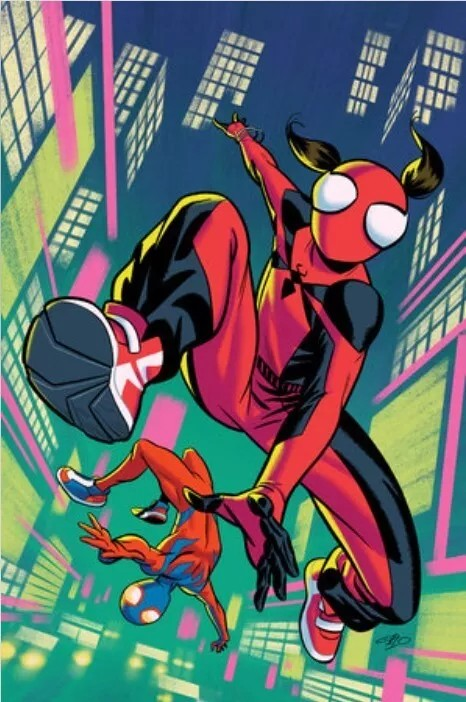 SPIDER-BOY #12 MIKE CHO 1:100 RI INC "VIRGIN" VARIANT 1st SPIDER-GIRL ...