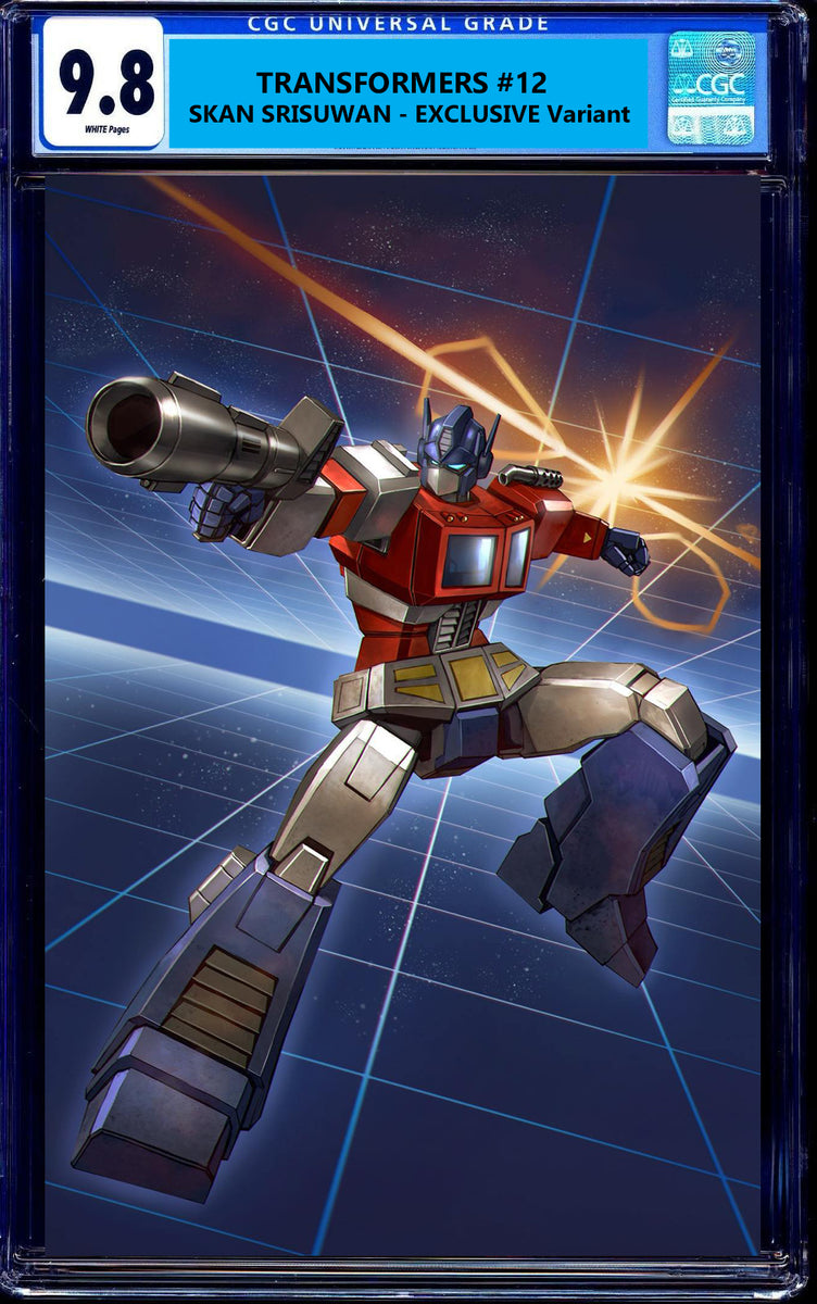 TRANSFORMERS #12 CGC 9.8 SKAN EXCL OPTIMUS PRIME VARIANT LTD TO 300 G ...