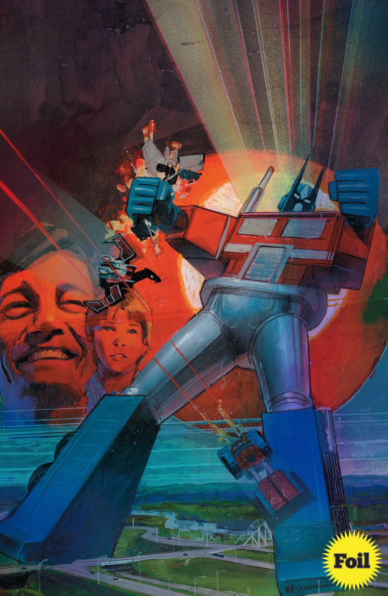 TRANSFORMERS 40th ANNIVERSARY #1 BILL SIENKIEWICZ NYCC 2024 EXCL "FOIL – East Side Comics