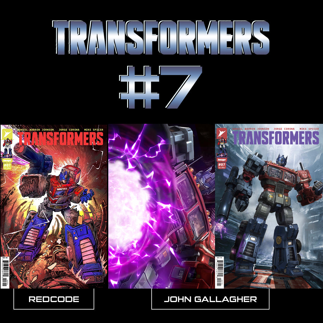 TRANSFORMERS #7 JOHN GALLAGHER & REDCODE TRADE & VIRGIN VARIANT OPTION ...