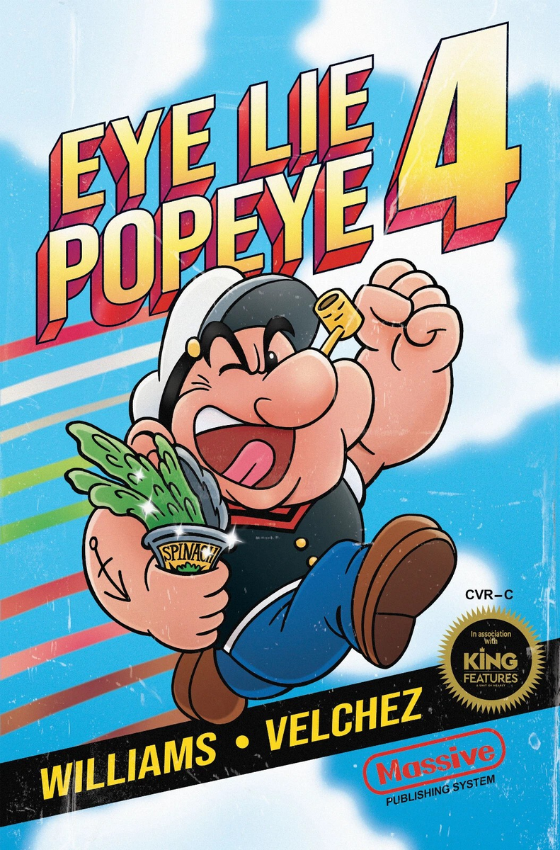EYE LIE POPEYE #4 RICHARDSON NINTENDO SUPER MARIO BROTHERS 2 HOMAGE VA – East Side Comics