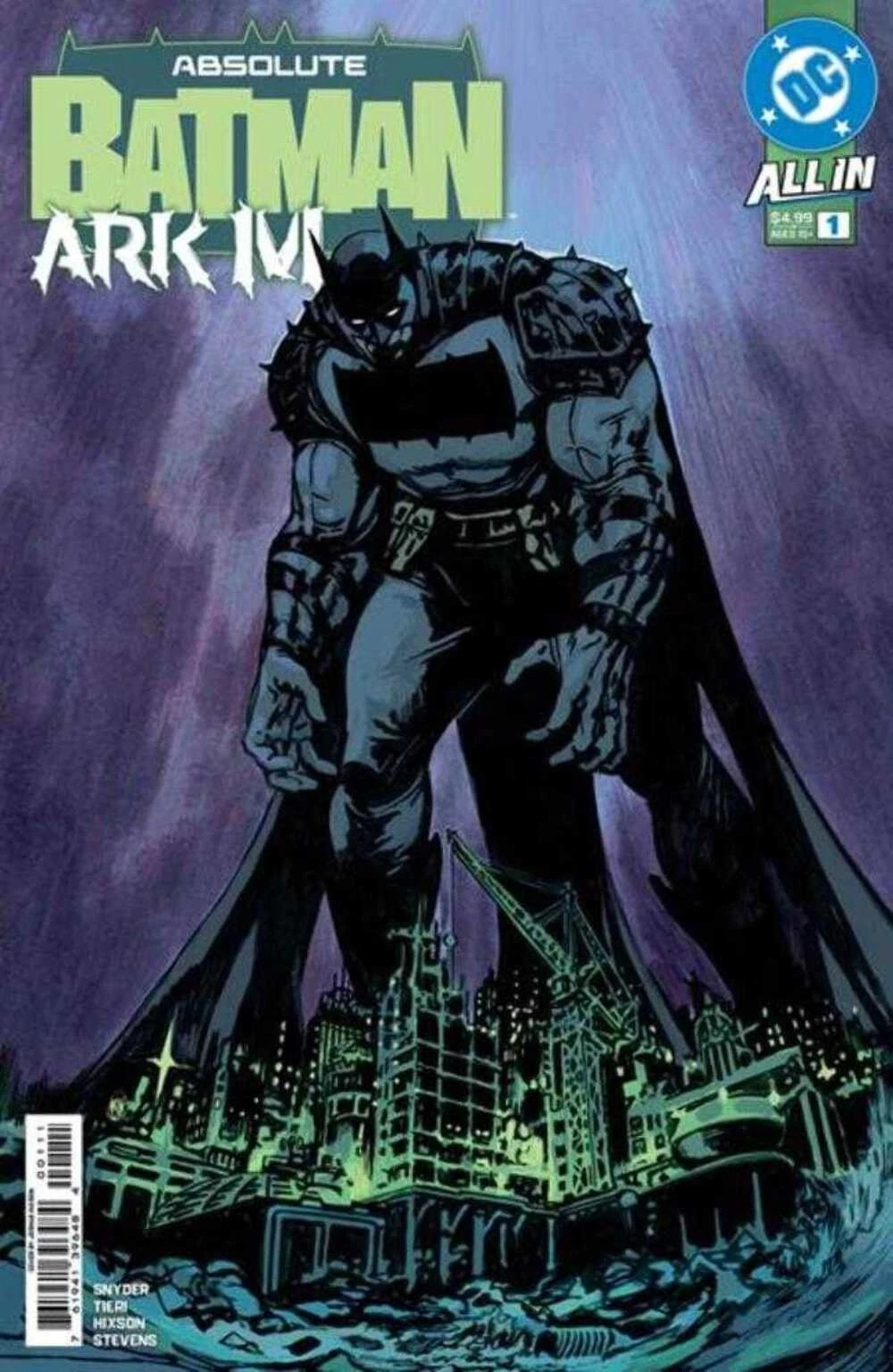 ABSOLUTE BATMAN ARK M #1 HIXSON 1st PRINT COVER-A VARIANT FIRST DEATHS ...