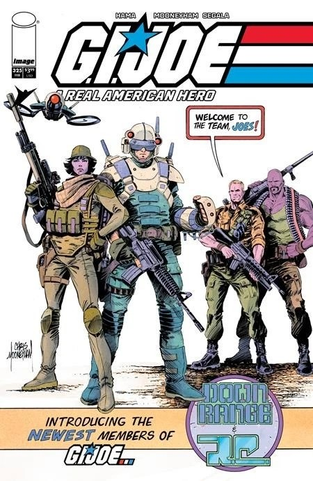 G.I. JOE ARAH #325 MOONEYHAM "NEW JOES" VARIANT-E GI FIRST DOWN RANGE ...