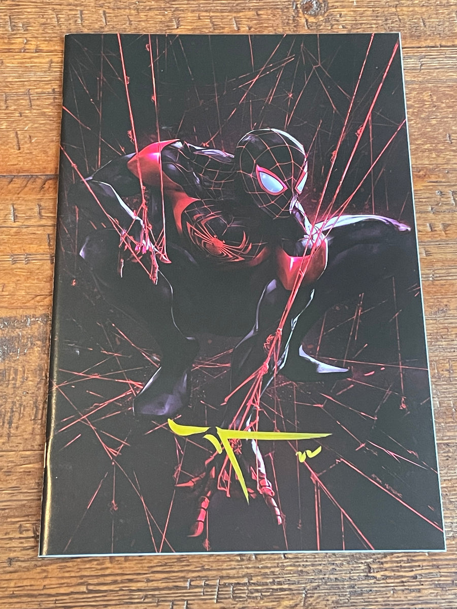 MILES MORALES: SPIDER-MAN #42 IVAN TAO SIGNED COA EXCL HOMAGE VIRGIN V ...