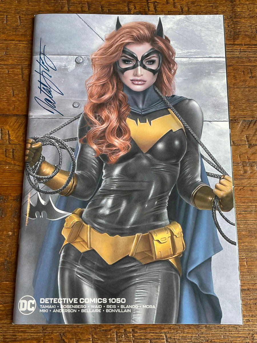DETECTIVE COMICS #1050 NATALI SANDERS SIGNED COA BATGIRL VIRGIN VARIAN ...