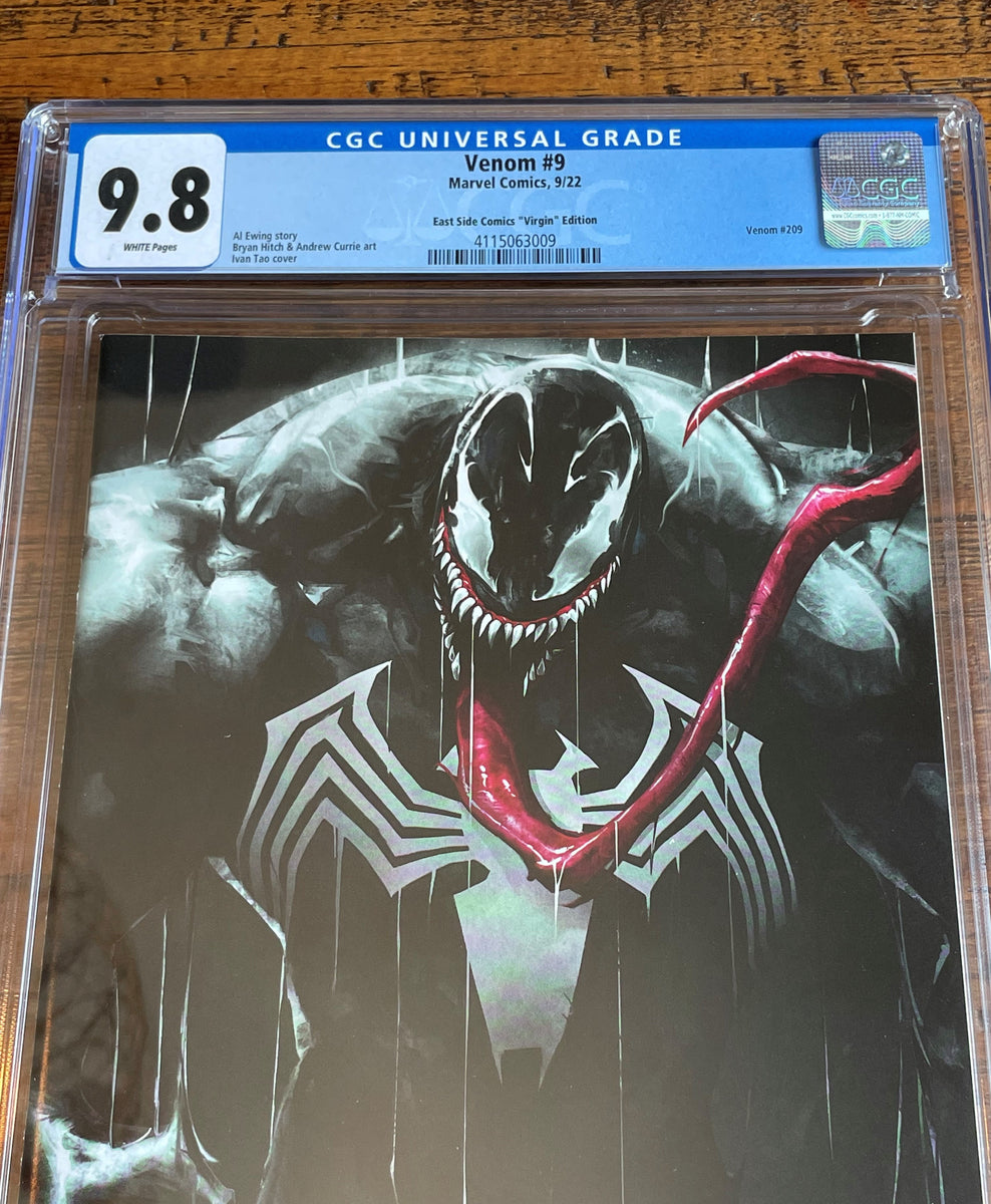 VENOM #9 CGC 9.8 IVAN TAO NEGATIVE VIRGIN VARIANT-B – East Side Comics