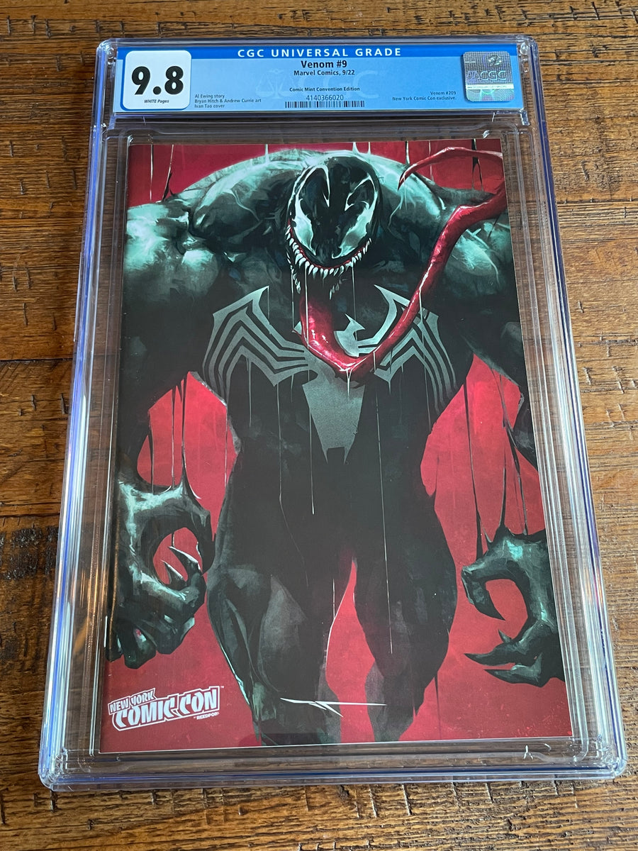 VENOM #9 CGC 9.8 IVAN TAO NYCC RED VIRGIN VARIANT-C – East Side Comics