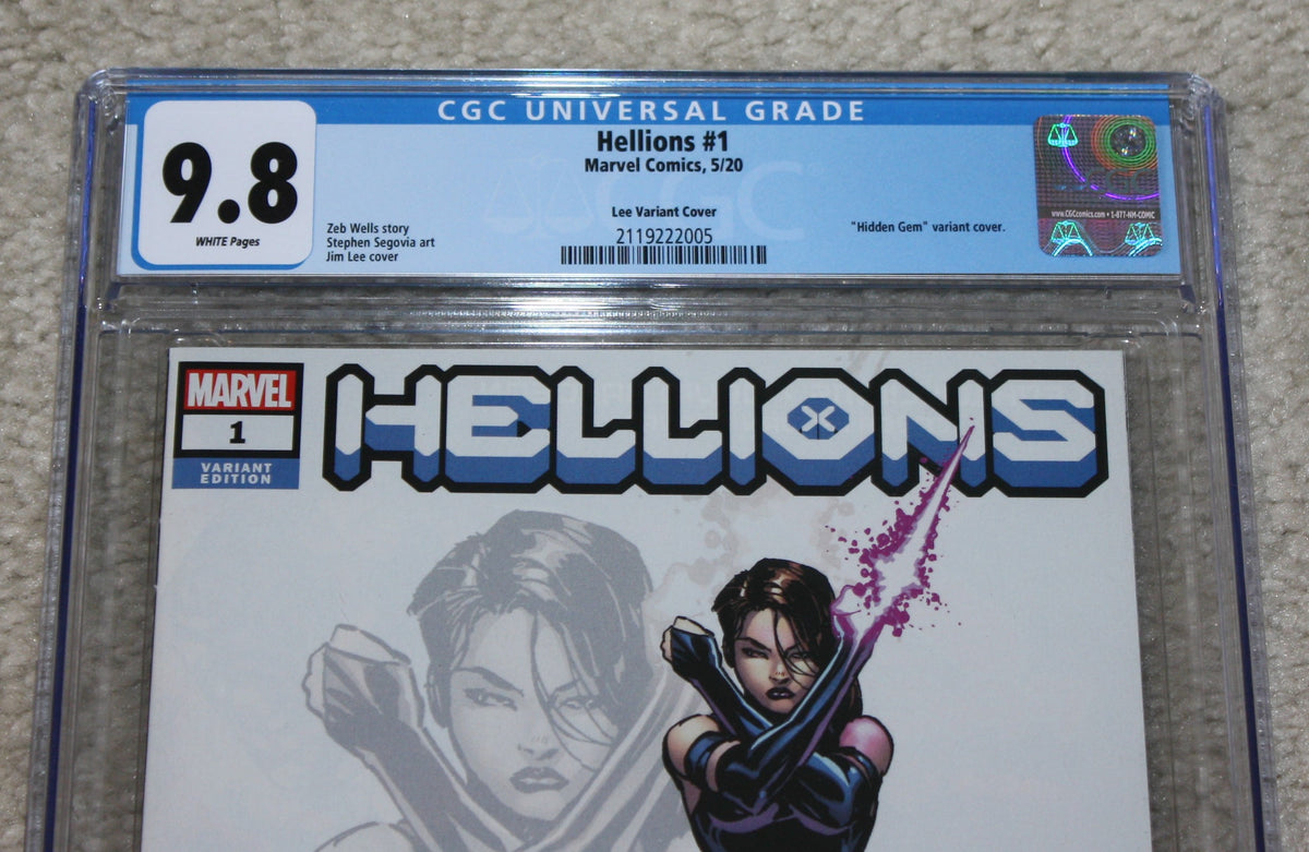 HELLIONS #1 CGC 9.8 JIM LEE 1:100 HIDDEN GEM INCENTIVE VARIANT – East ...