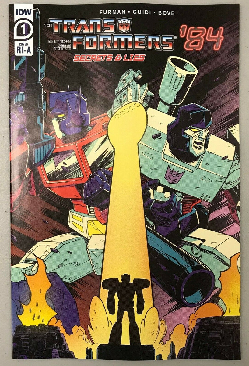 TRANSFORMERS SECRETS & LIES 84 #1 NICK ROCHE 1:10 INCENTIVE RETAILER V ...