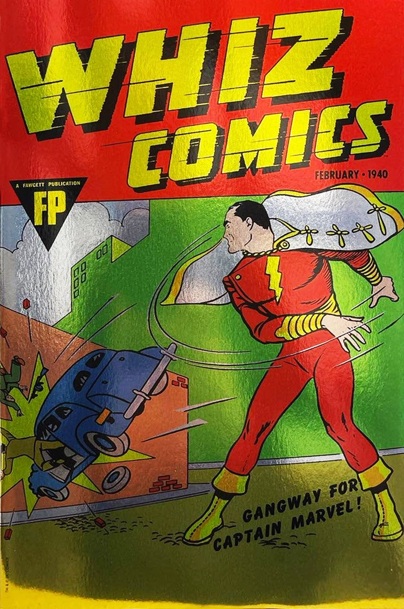 WHIZ COMICS #2 FACSIMILE "FOIL" MEGACON EXCLUSIVE VARIANT 1st SHAZAM ...