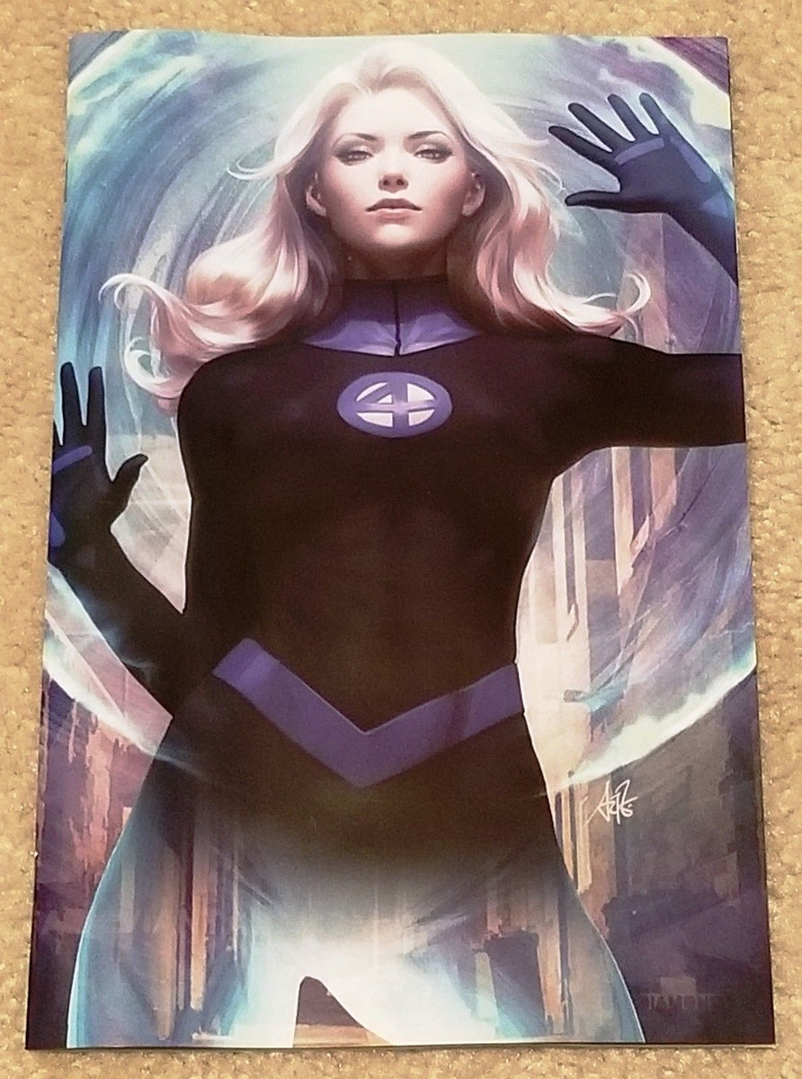 FANTASTIC FOUR #1 ARTGERM SUE STORM VIRGIN EXCLUSIVE VARIANT 1st GRIEV ...
